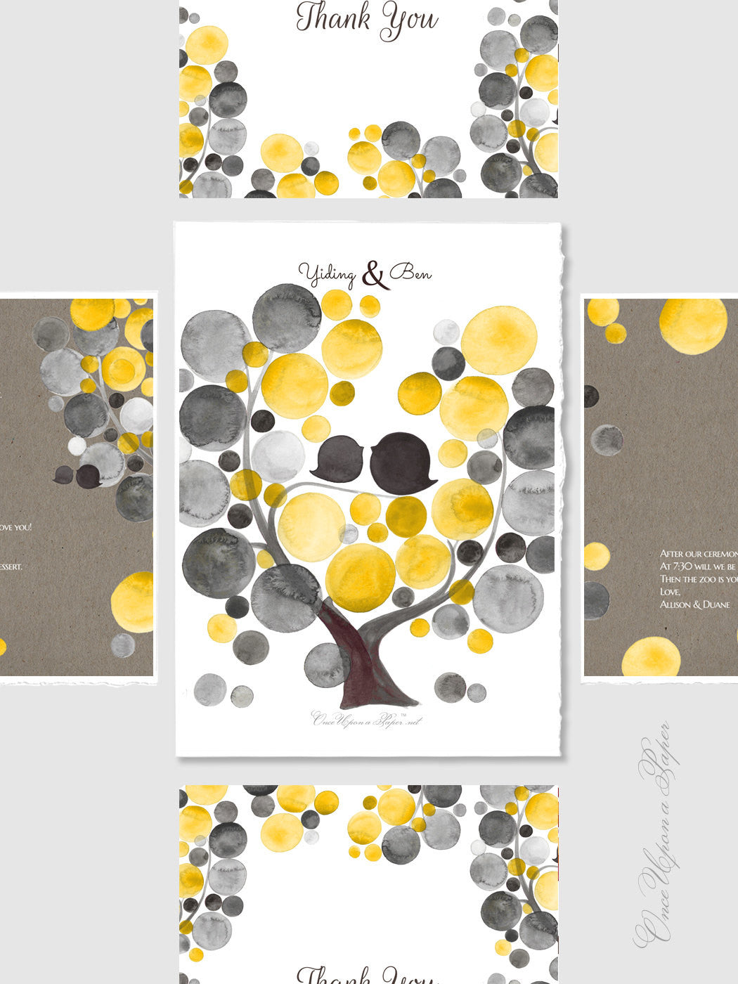 DIY Printable Wedding Invitation Design Package - Tag Design, Envelope ...